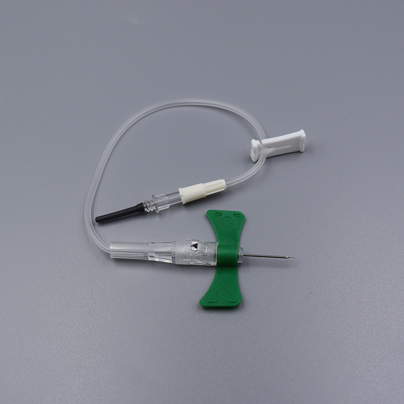 Best Medical needle push button safety blood collection set butterfly ...